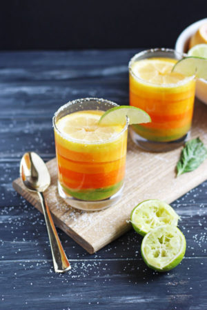 Simple Citrus-Basil Margarita - The Wooden Skillet