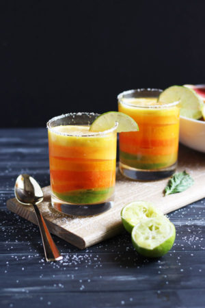 Simple Citrus-Basil Margarita - The Wooden Skillet