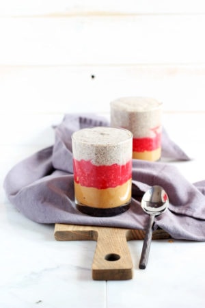 Easy PB&J Chia Pudding - The Wooden Skillet