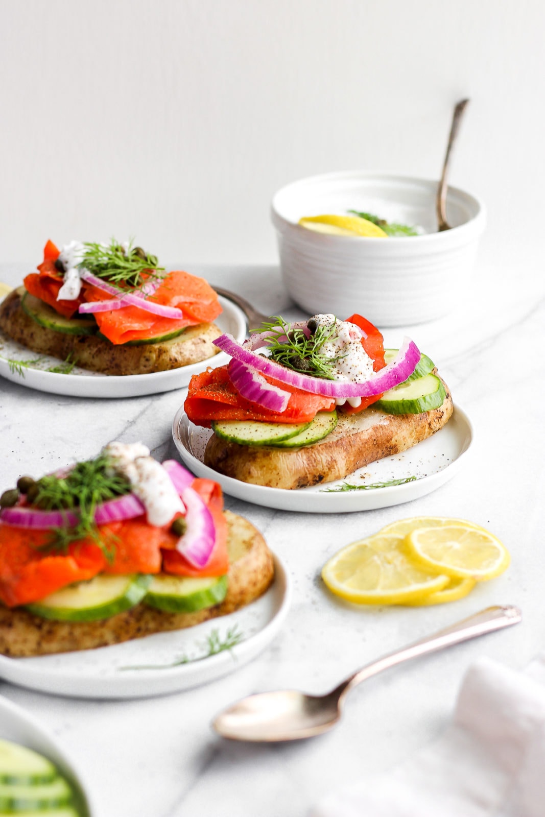 Light and Delicious Lox Breakfast Toast - The Wooden Skillet