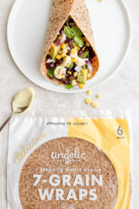 Easy Black Bean and Avocado Wrap - The Wooden Skillet