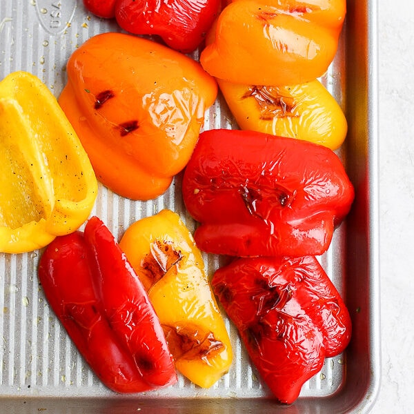 Grilled Bell Peppers - The Wooden Skillet