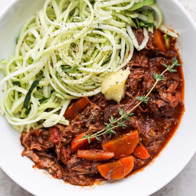 Easy Beef Ragu (Slow Cooker + Instant Pot) - The Wooden Skillet