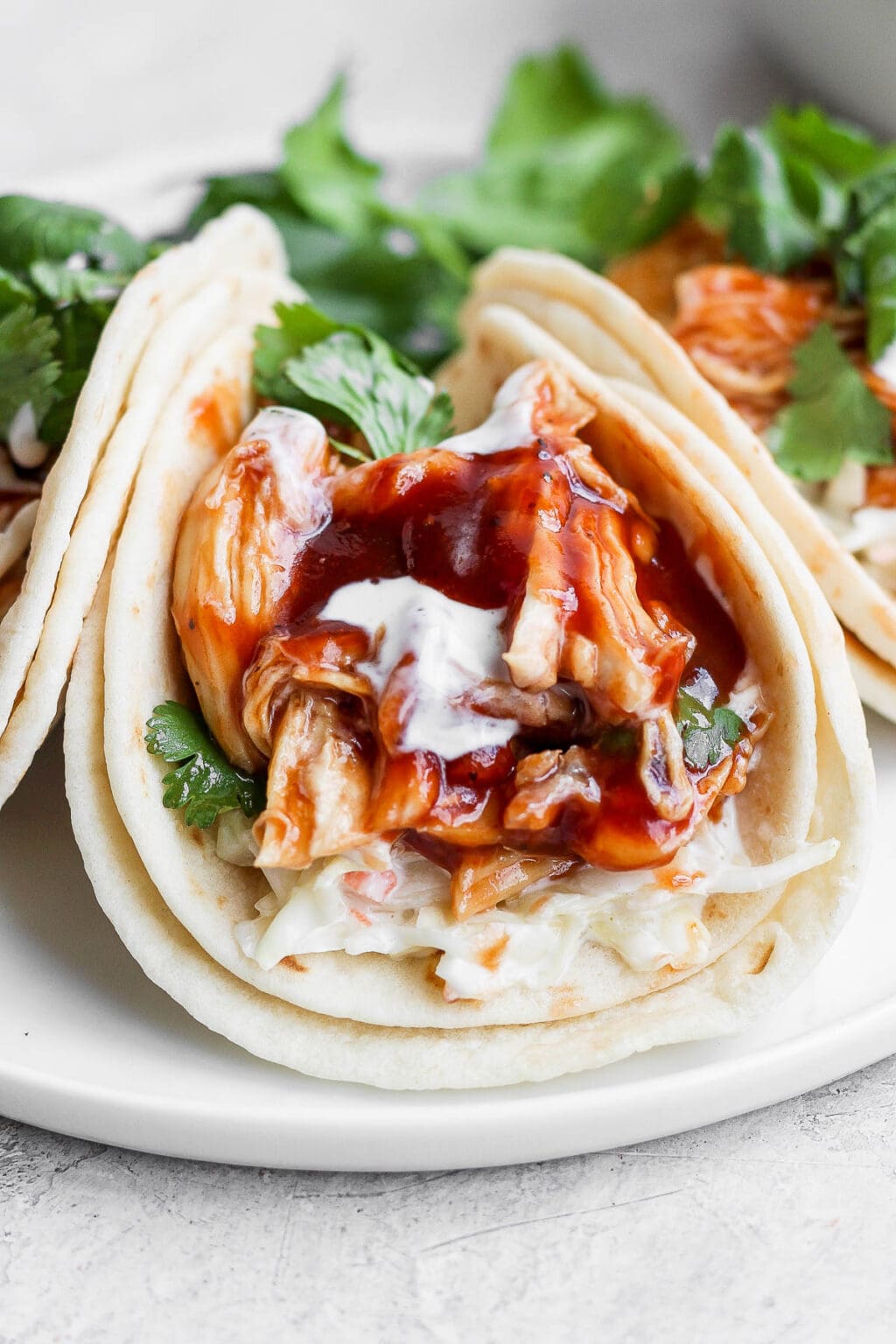 BBQ Chicken Tacos - The Wooden Skillet