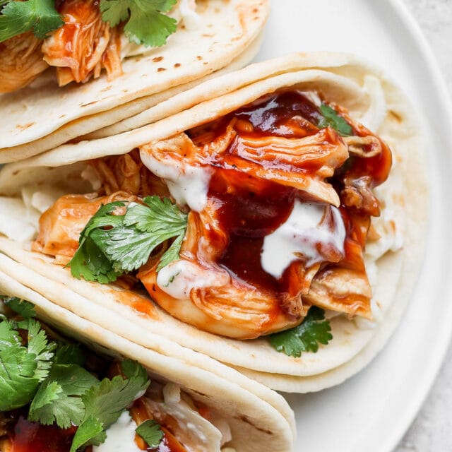 BBQ Chicken Tacos - The Wooden Skillet