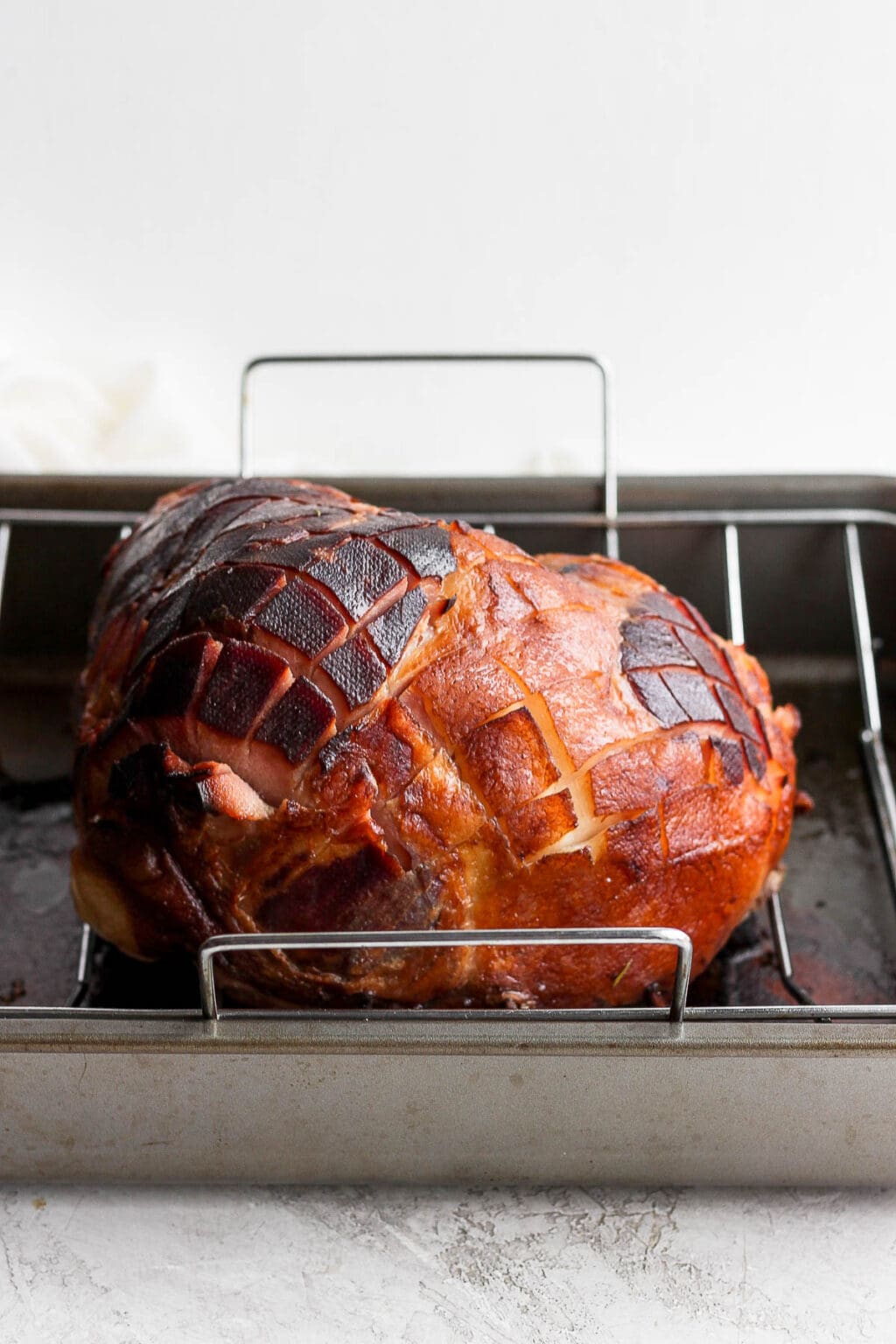 Simple Baked Ham (How To Bake A Ham) - The Wooden Skillet