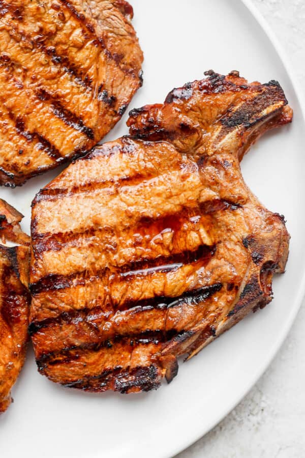 BEST Grilled Pork Chops - The Wooden Skillet