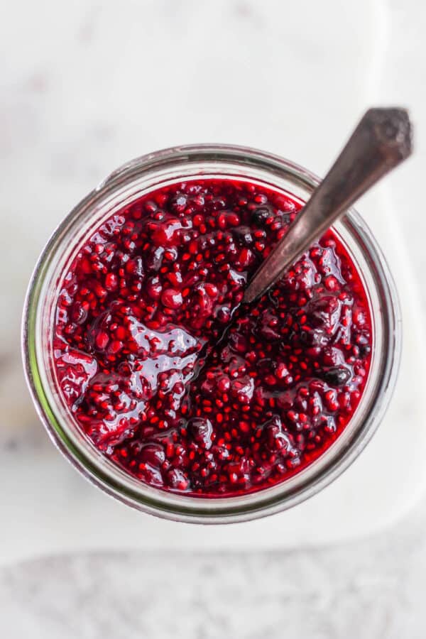 Easy Chia Seed Jam - The Wooden Skillet