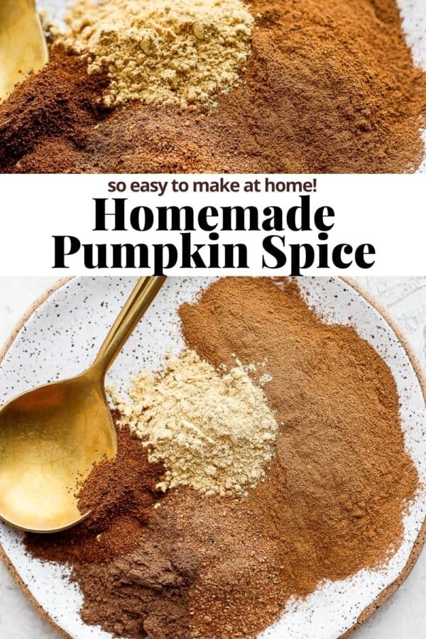 Homemade Pumpkin Spice - The Wooden Skillet