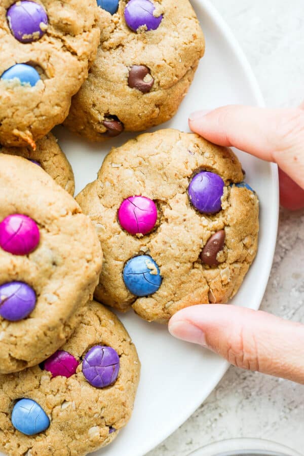 Healthy Monster Cookies - The Wooden Skillet