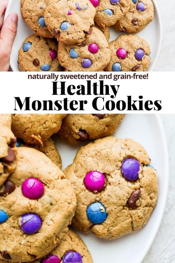 Healthy Monster Cookies - The Wooden Skillet