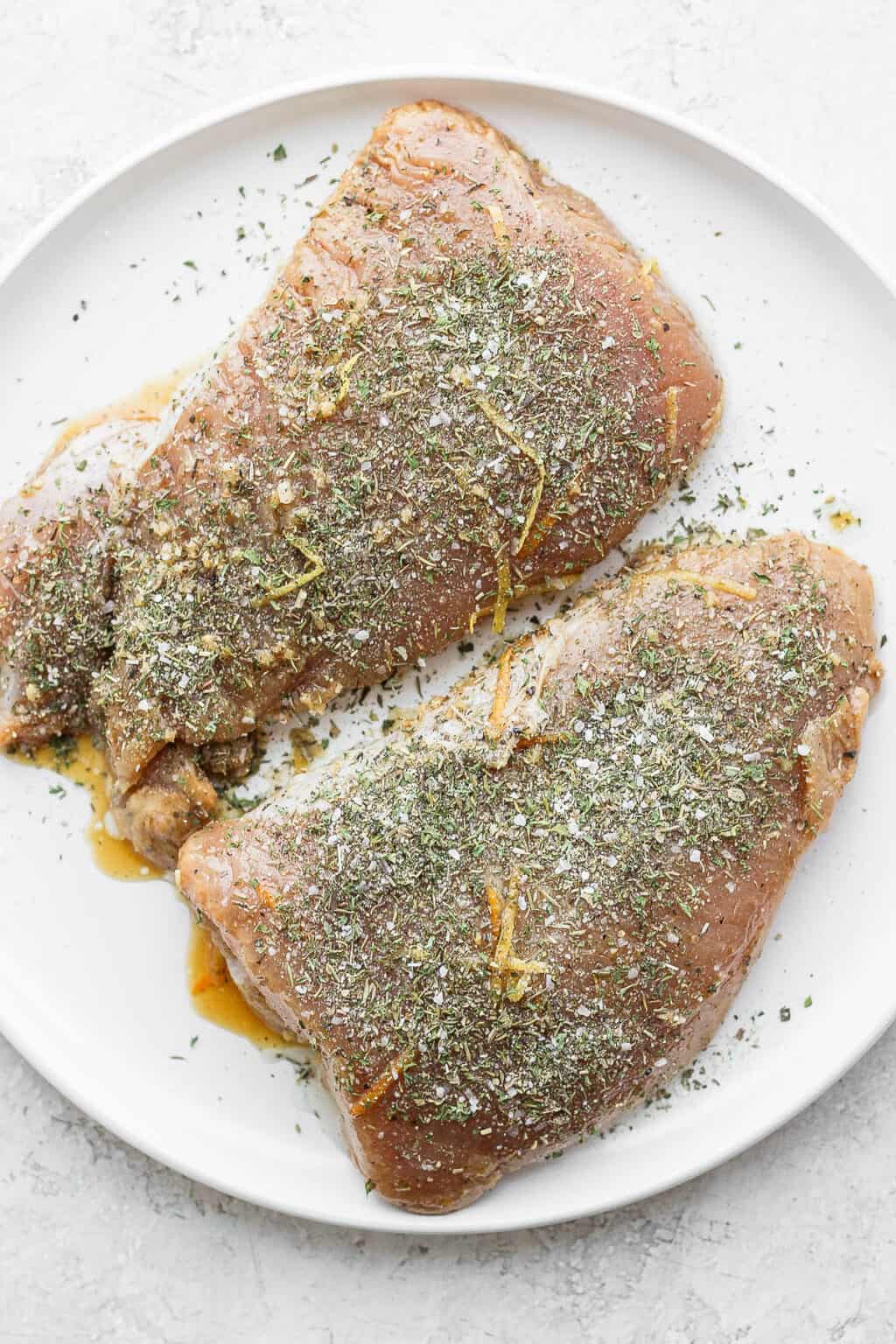 Oven Roasted Turkey Tenderloin (+ marinade) - The Wooden Skillet