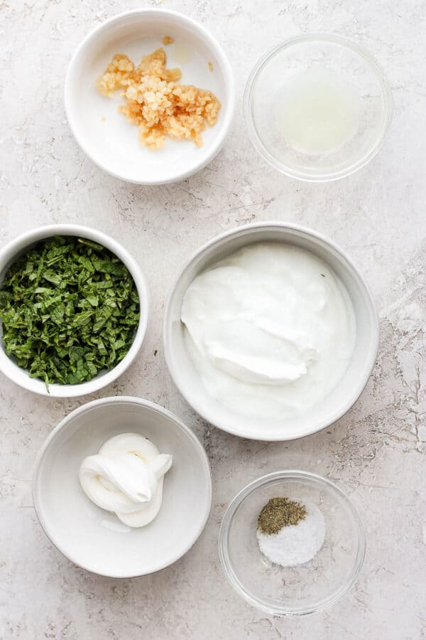 Creamy Mint Lamb Sauce (with Greek yogurt) - The Wooden Skillet