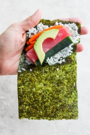 Sushi Hand Roll - The Wooden Skillet