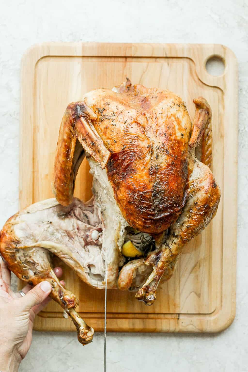 How to Carve a Turkey - The Wooden Skillet