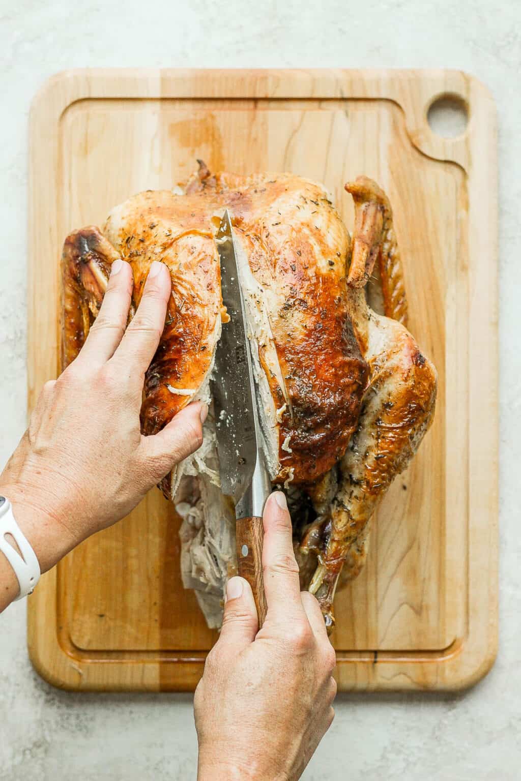 How to Carve a Turkey - The Wooden Skillet