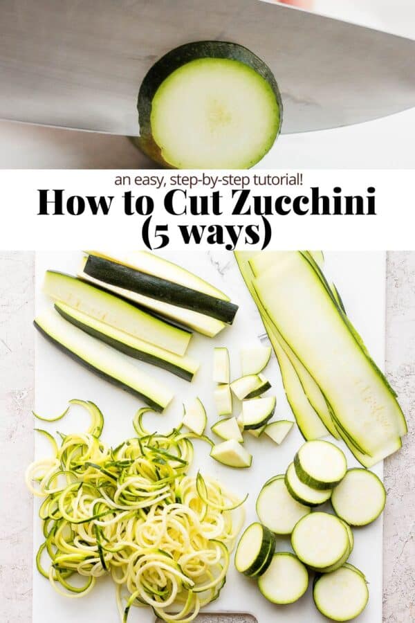 How to Cut Zucchini - The Wooden Skillet