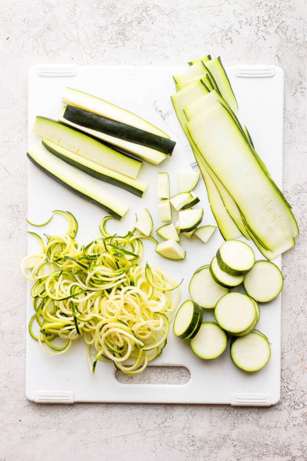 How to Cut Zucchini - The Wooden Skillet