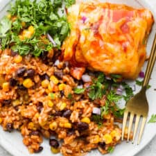 Salsa Rice - The Wooden Skillet