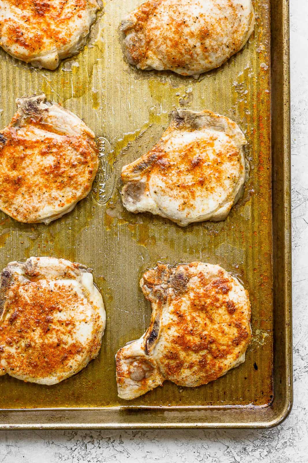 Juicy Oven Baked Pork Chops The Wooden Skillet juicy-oven-baked-pork-chops-the-wooden-skillet