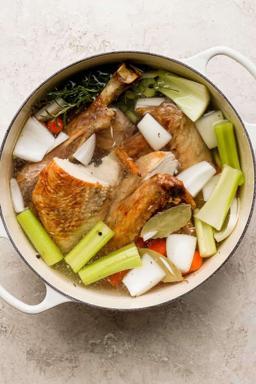 Homemade Turkey Broth - The Wooden Skillet