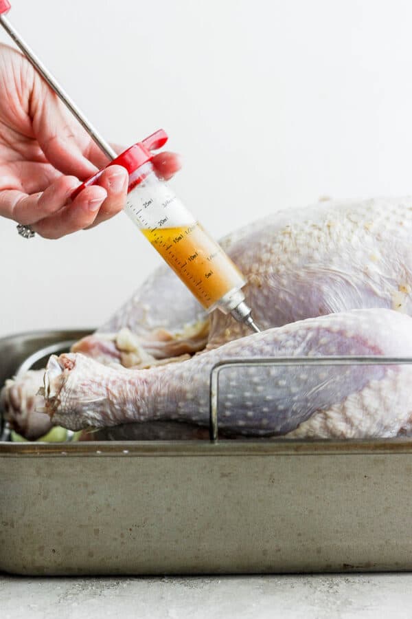 Turkey Injection Recipe (butter + herb) - The Wooden Skillet