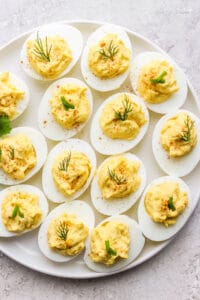 Classic Deviled Eggs - The Wooden Skillet