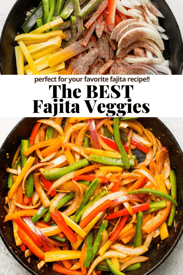 Fajita Veggies - The Wooden Skillet