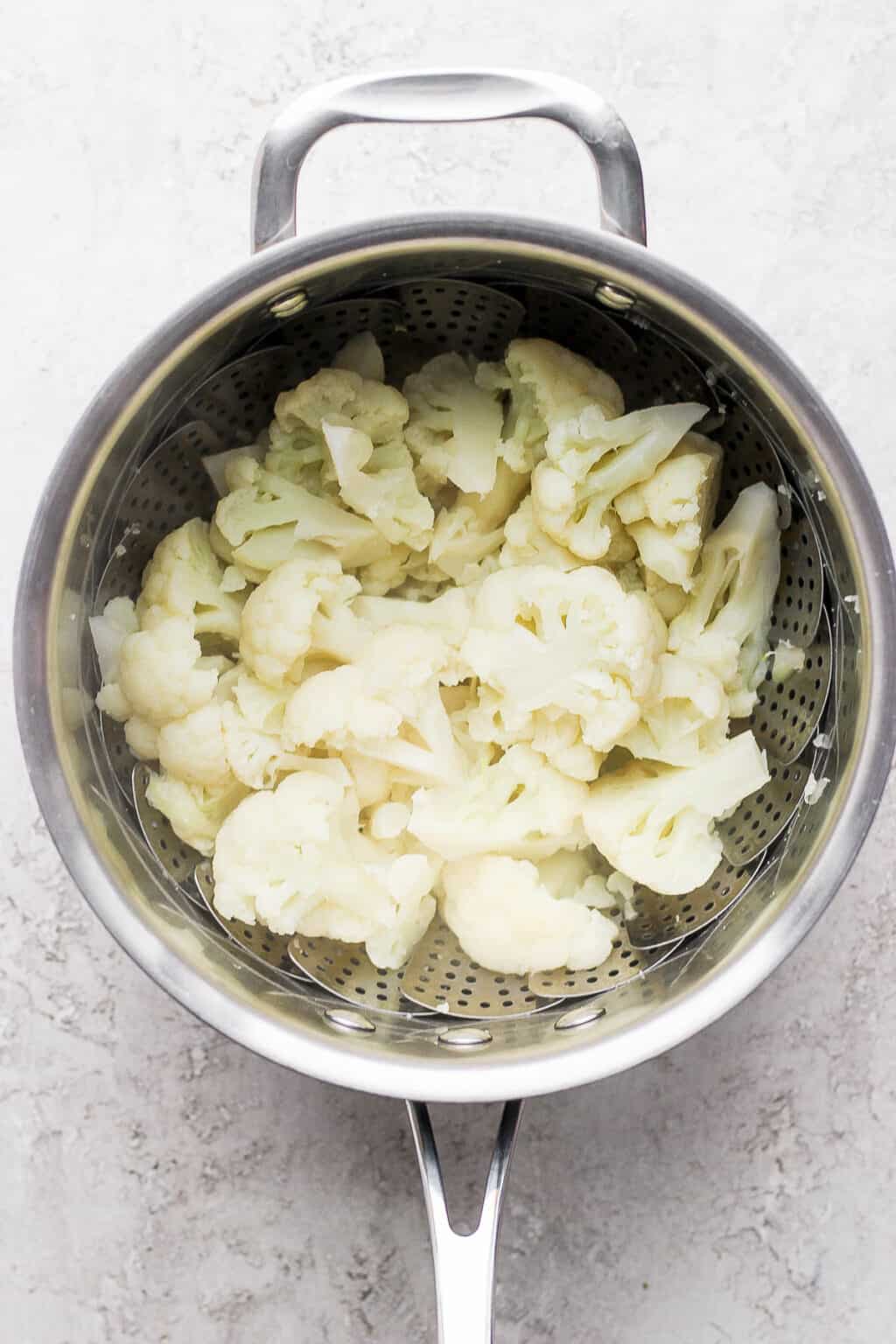 Steamed Cauliflower - The Wooden Skillet