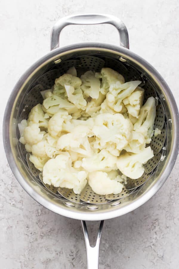 Steamed Cauliflower - The Wooden Skillet