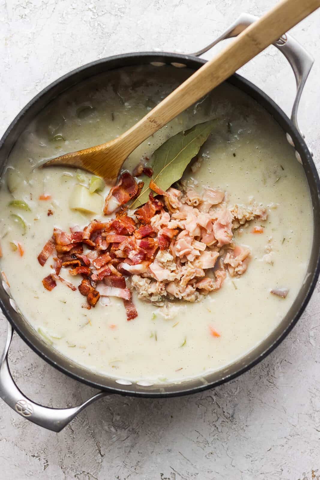 Dairy Free Clam Chowder - The Wooden Skillet