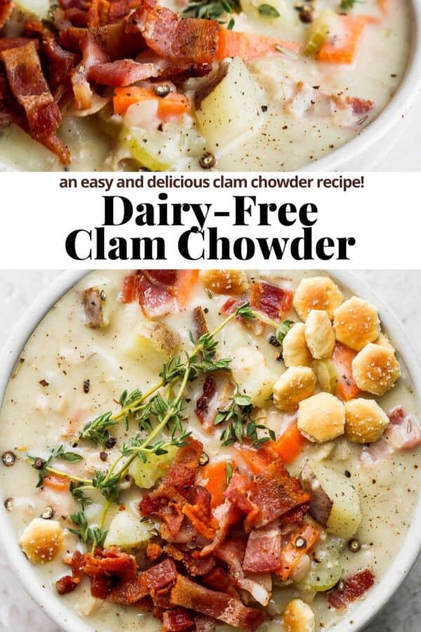 Dairy Free Clam Chowder - The Wooden Skillet