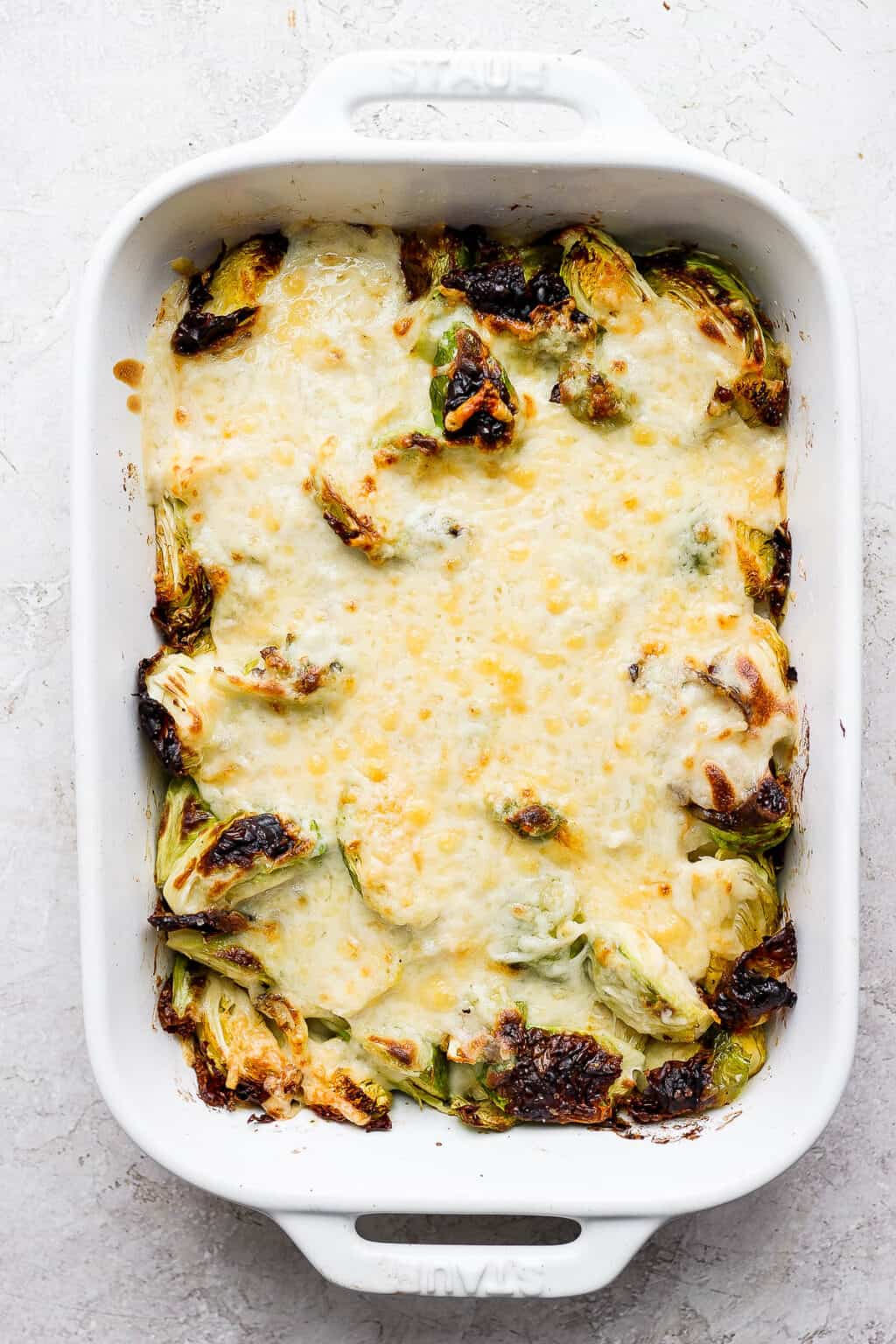 Brussels Sprouts au Gratin - The Wooden Skillet