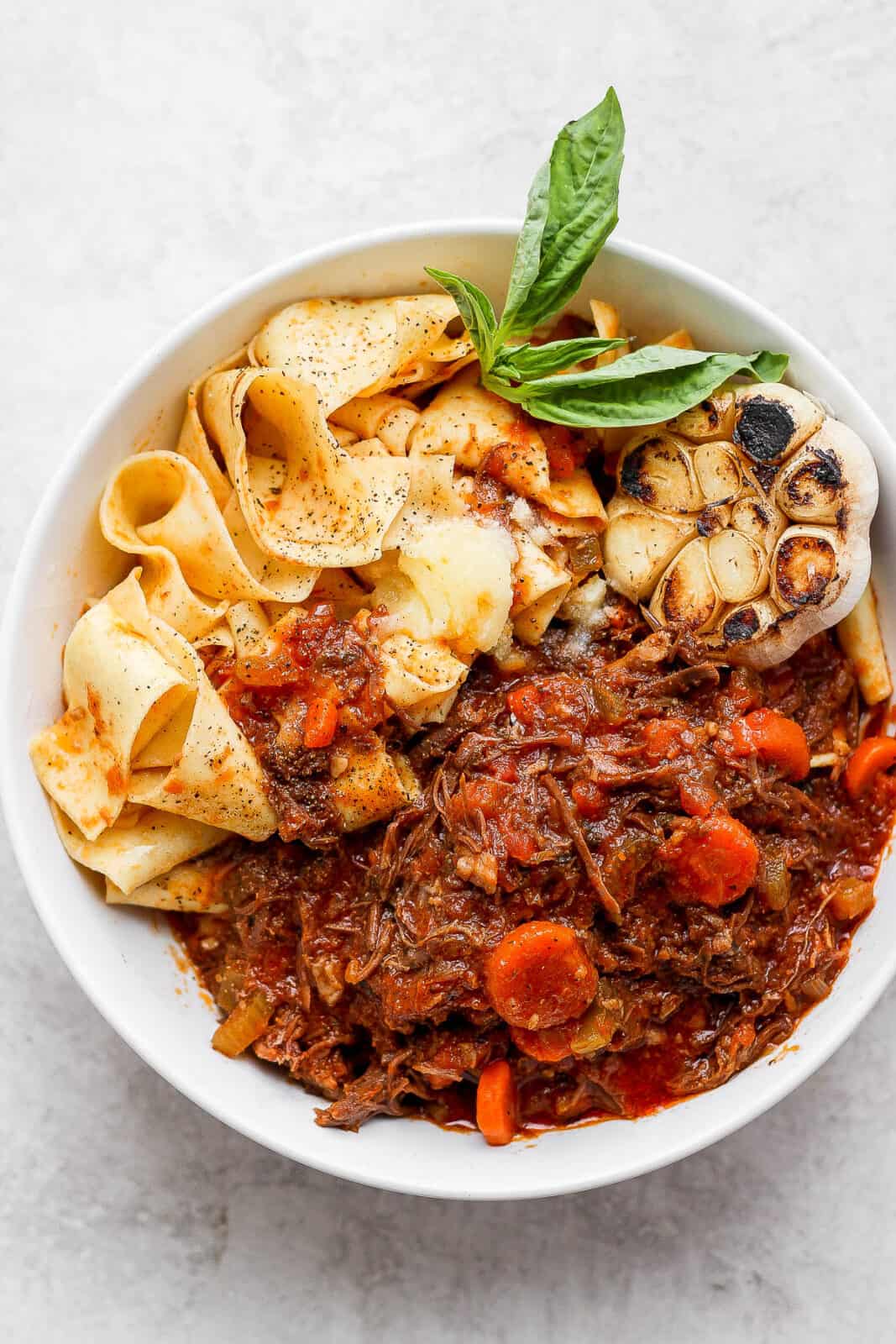 BEST Beef Short Rib Ragu (slow cooker + instant pot) - The Wooden Skillet