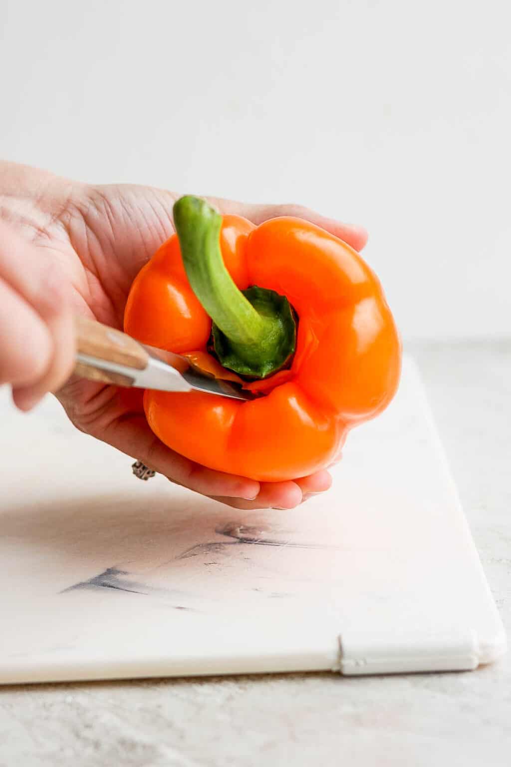 3 Ingredient Grilled Bell Peppers - The Wooden Skillet
