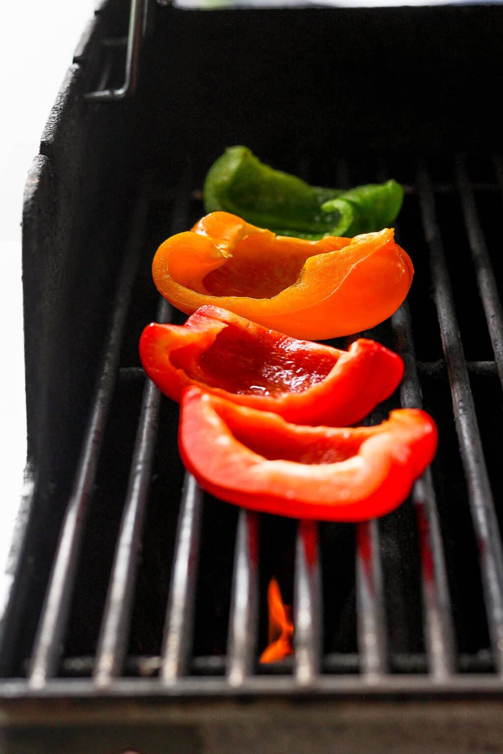 3 Ingredient Grilled Bell Peppers - The Wooden Skillet