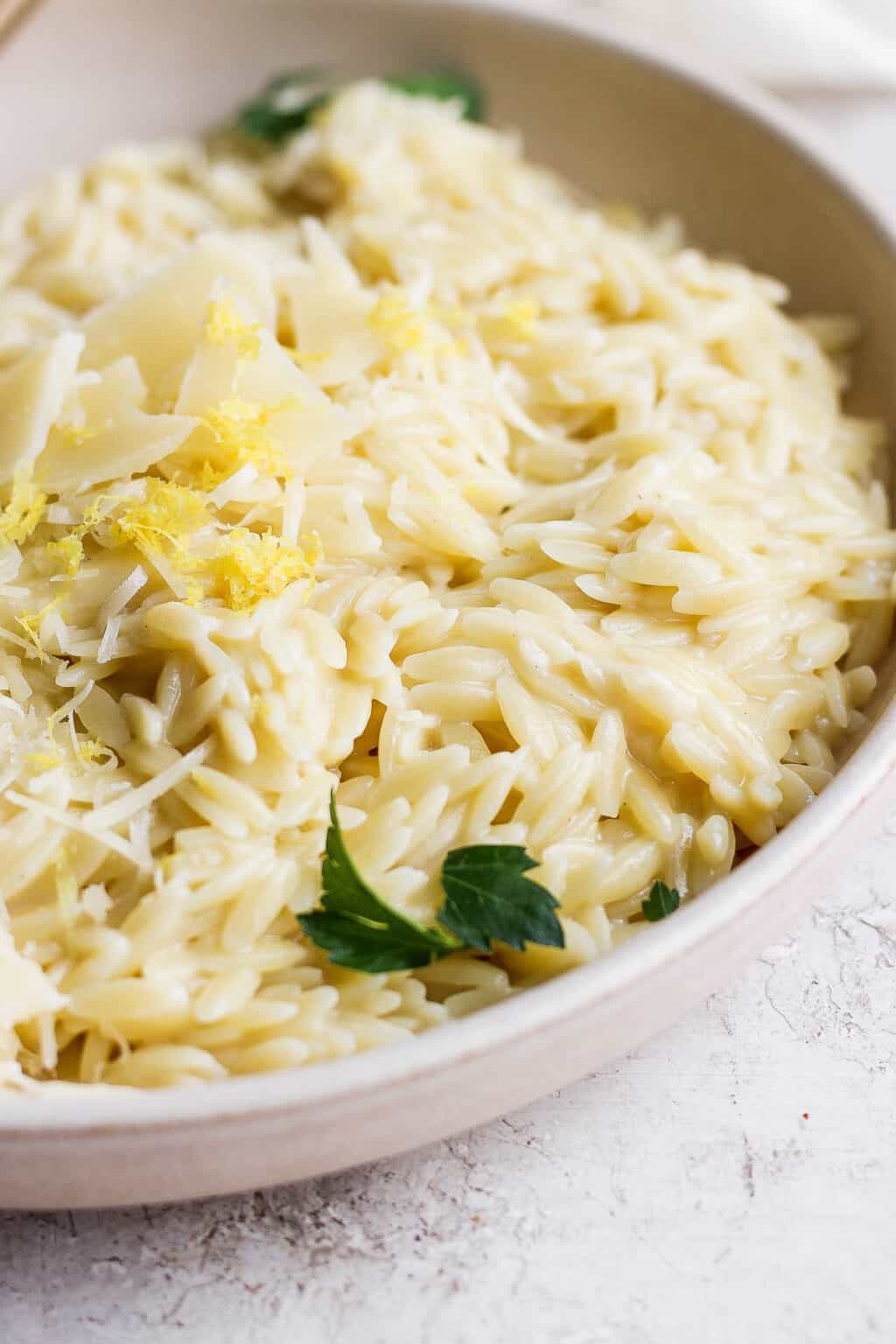 Parmesan Orzo - The Wooden Skillet