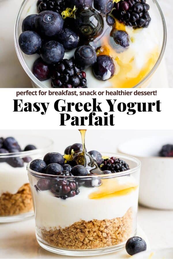 Greek Yogurt Parfait - The Wooden Skillet