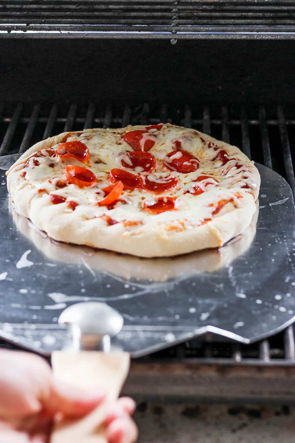 Grilled Pizza (how to grill pizza) - The Wooden Skillet