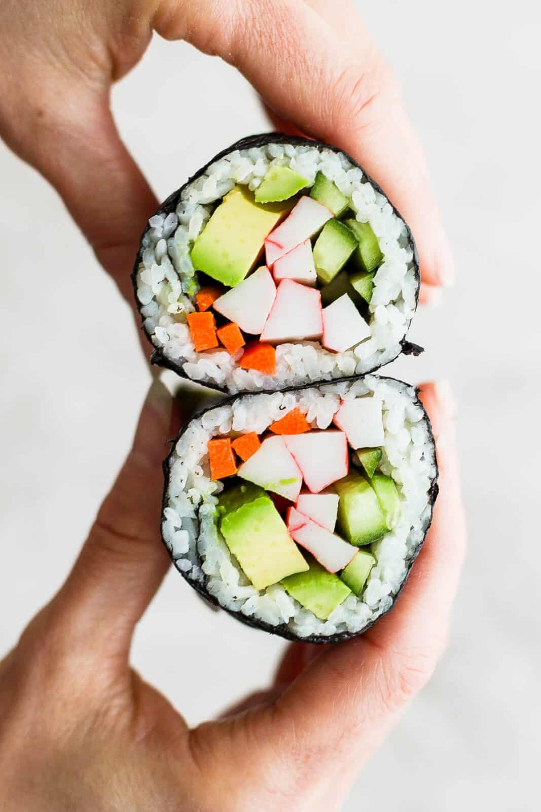 Sushi Burrito (3 ways) - The Wooden Skillet