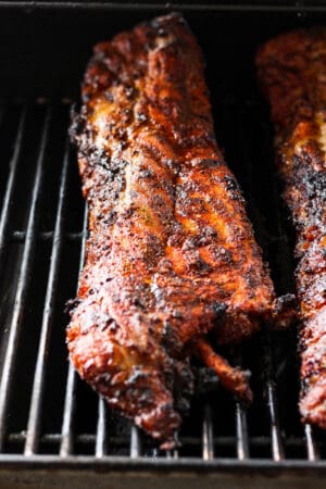 BEST Grilled Ribs (ribs on the grill) - The Wooden Skillet