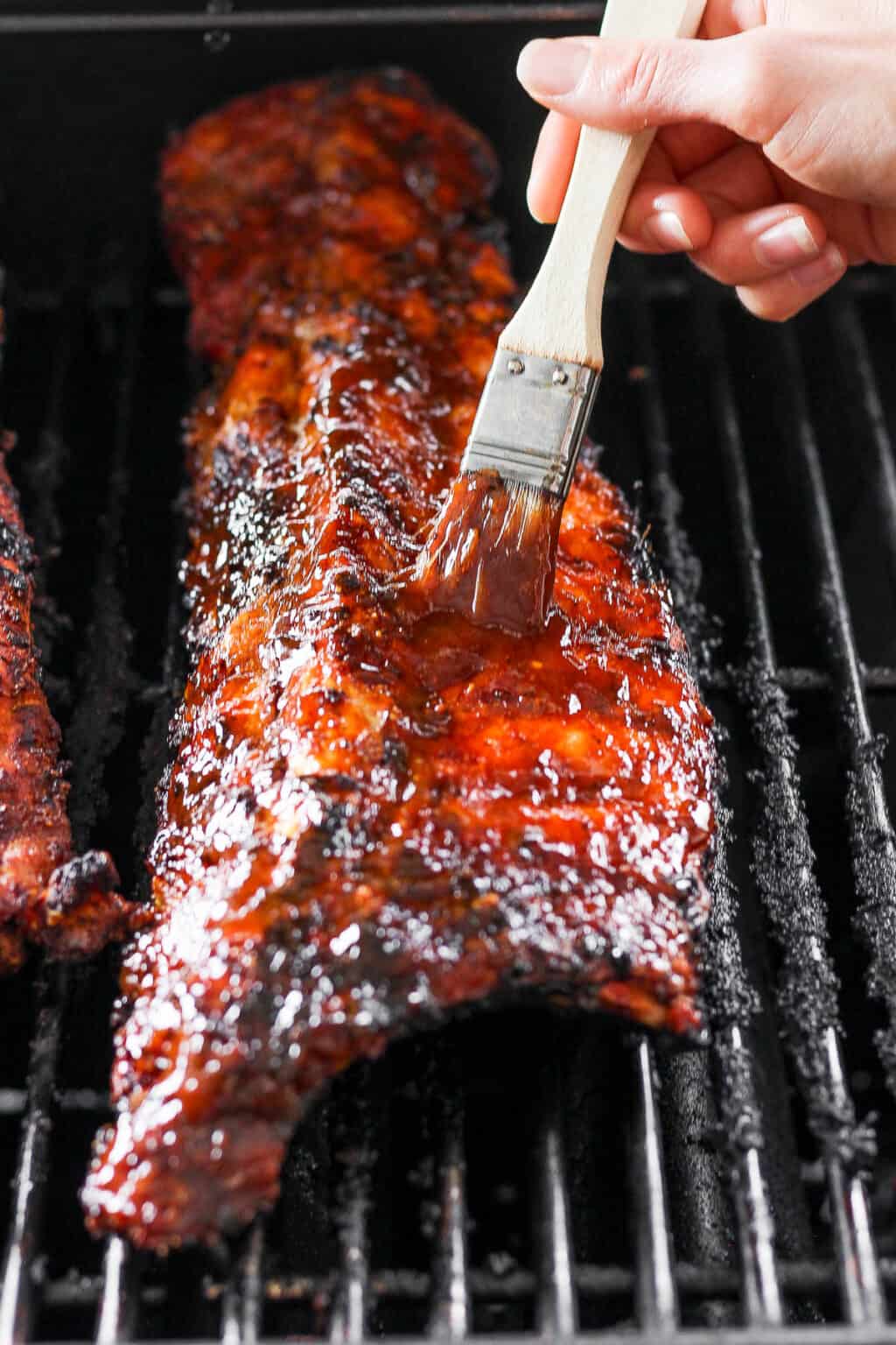 BEST Grilled Ribs (ribs on the grill) - The Wooden Skillet