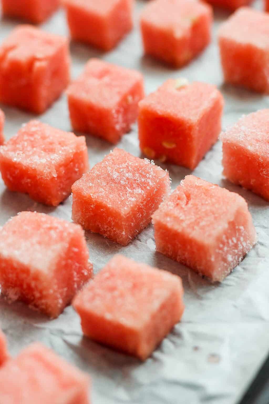 How to Freeze Watermelon - The Wooden Skillet