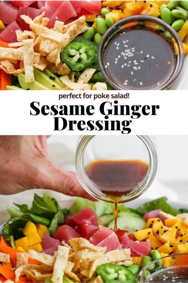 Sesame Ginger Dressing - The Wooden Skillet