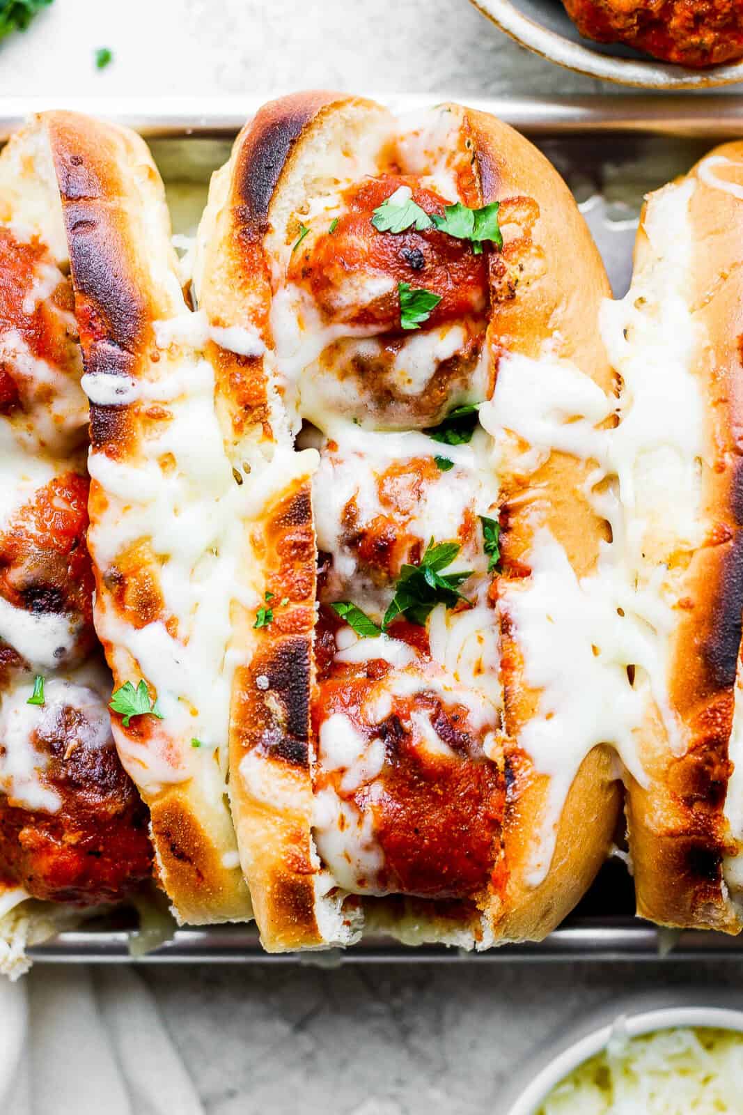 Super Easy Homemade Meatball Sub - The Wooden Skillet