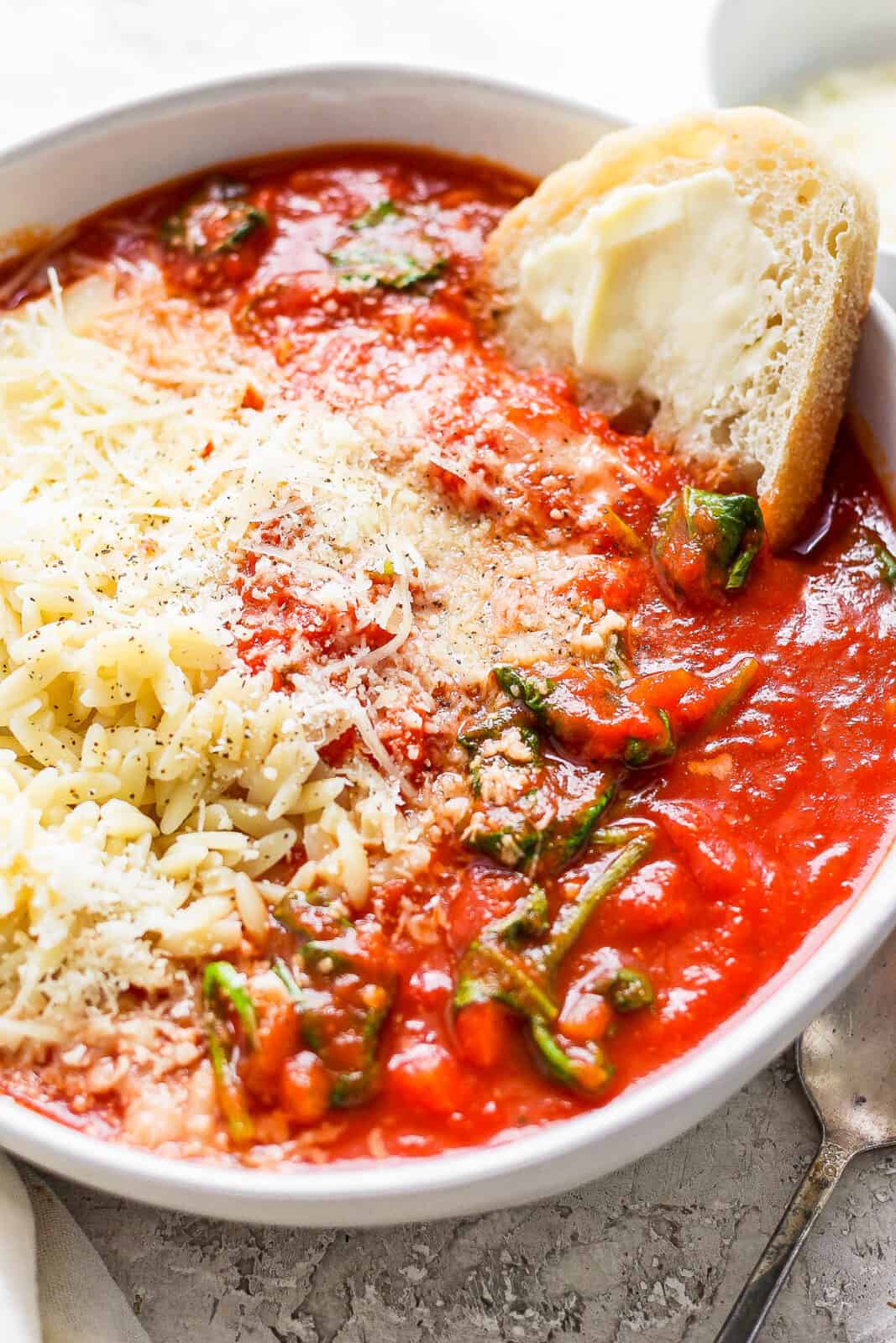 Tomato Florentine Soup - The Wooden Skillet