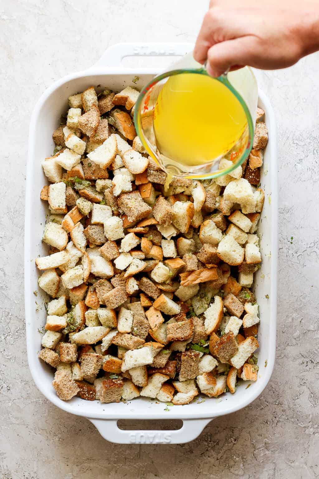 BEST Stuffing Recipe (how to make stuffing) - The Wooden Skillet