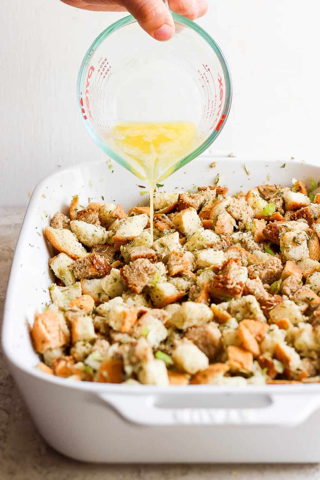 BEST Stuffing Recipe (how to make stuffing) - The Wooden Skillet