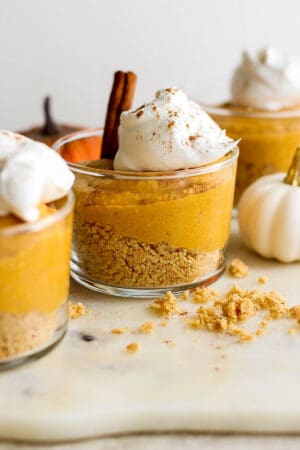 Pumpkin Pie in a Cup - The Wooden Skillet