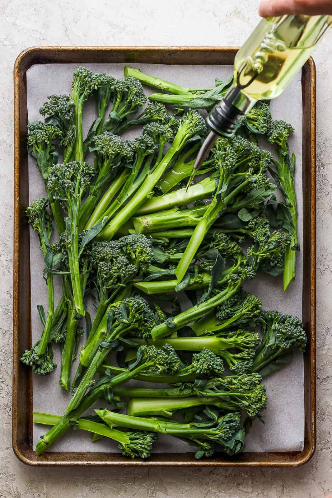 3-Ingredient Roasted Broccolini - The Wooden Skillet